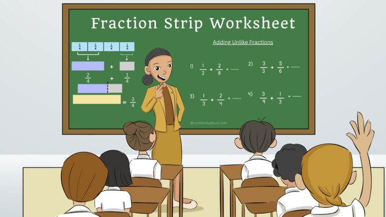 Printable Fraction Strips Worksheets [PDF Included] - Number Dyslexia