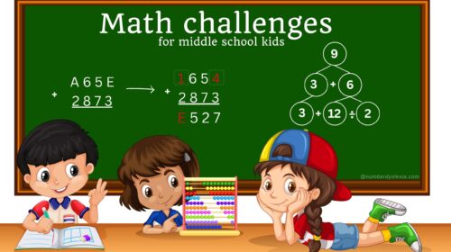 10 Fun Math Challenges For Middle School Students - Number Dyslexia