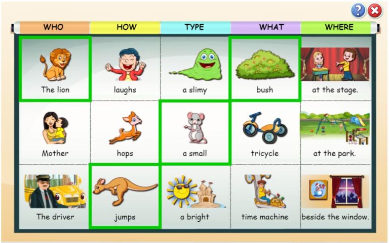 13 Cool Sentence Building Games To Play Online - Number Dyslexia