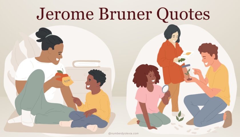 50 Inspiring Quotes By Jerome Bruner - Number Dyslexia