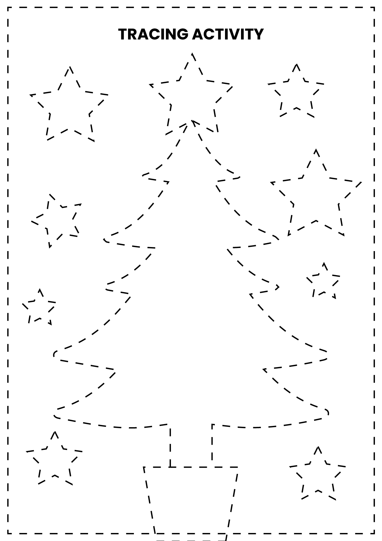 Printable tracing sheets for Preschoolers - Number Dyslexia