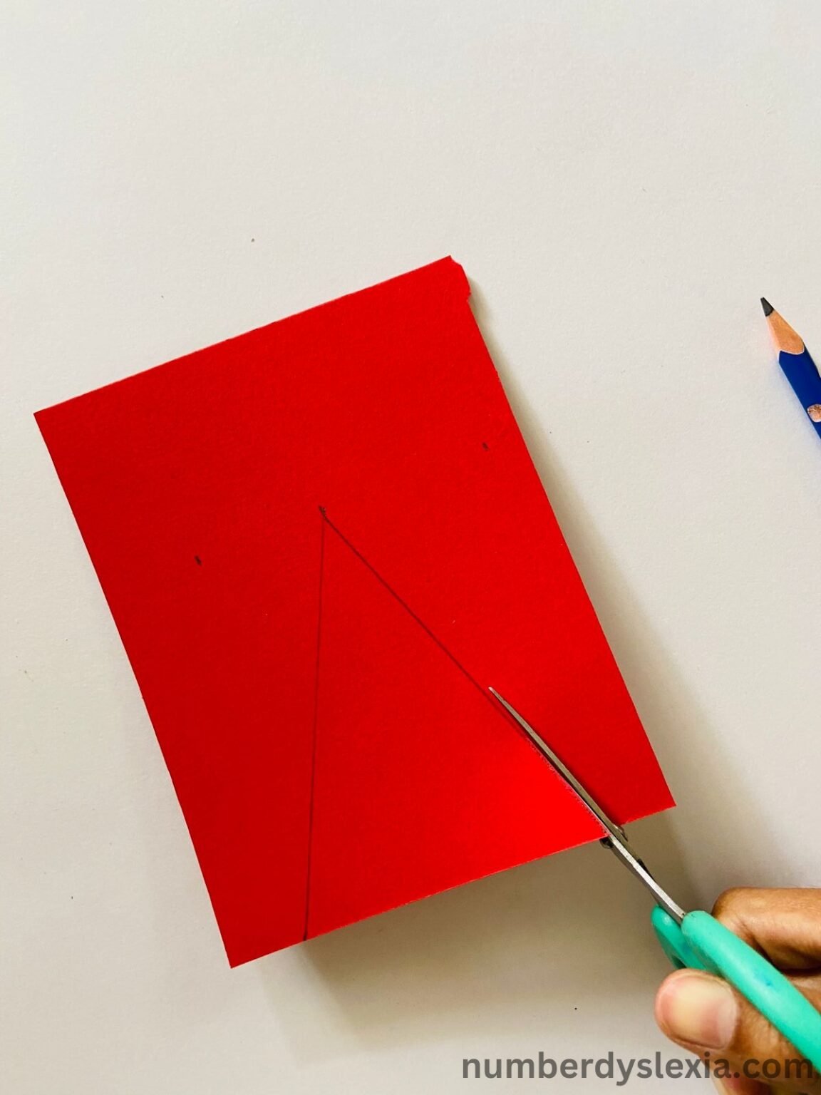 DIY Santa Greeting Card - Number Dyslexia
