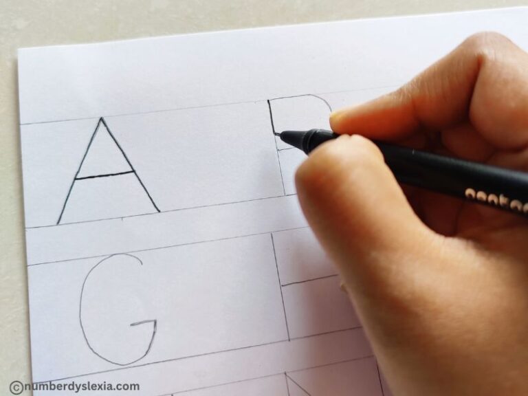 DIY: Raised Salt Alphabet Craft - Number Dyslexia