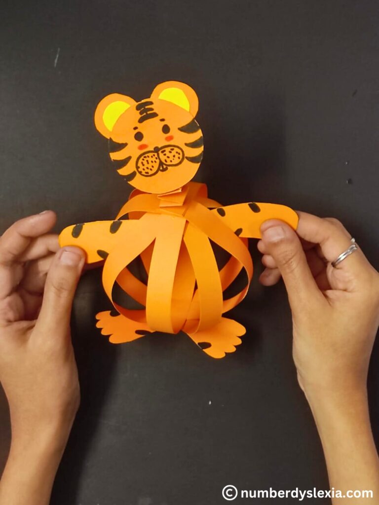 DIY Wobble Animal Craft Activity - Number Dyslexia