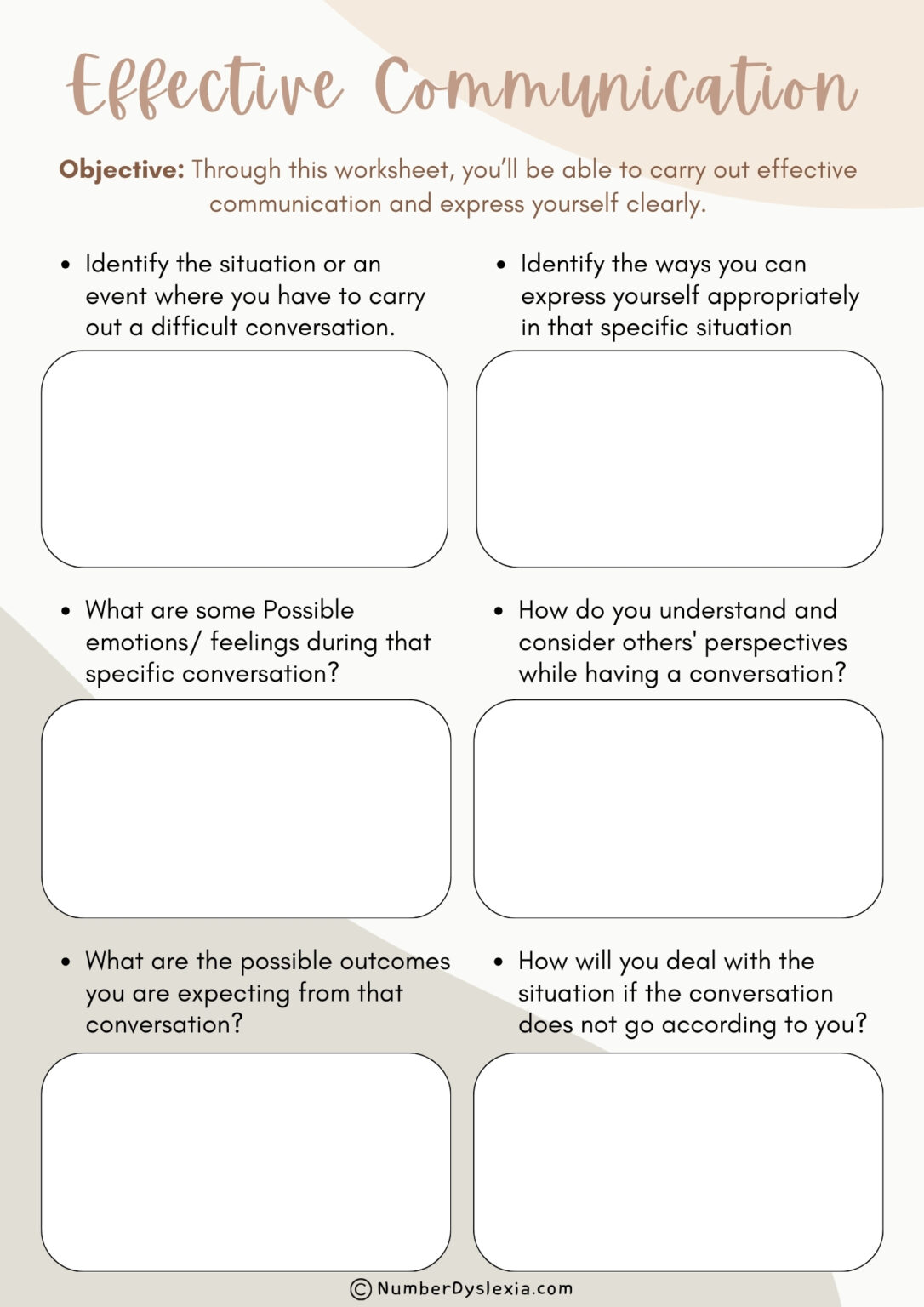 Printable Dialectical Behavior Therapy Worksheets for Teenagers ...
