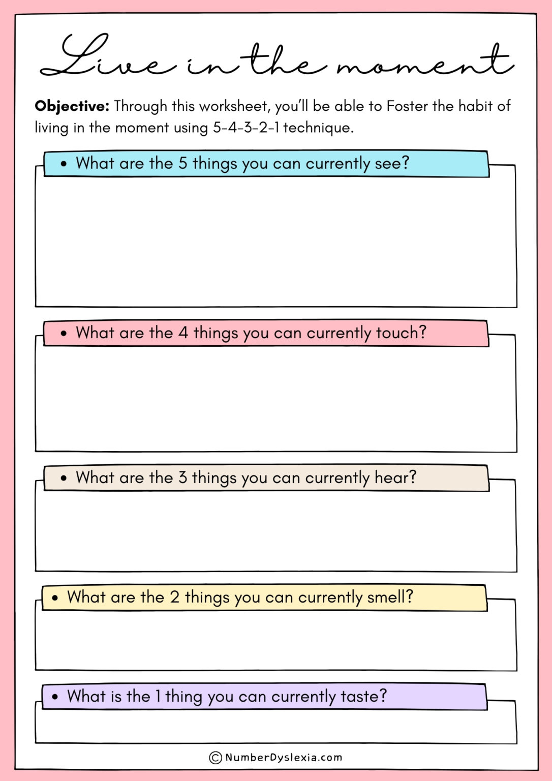 Printable Dialectical Behavior Therapy Worksheets for Teenagers ...