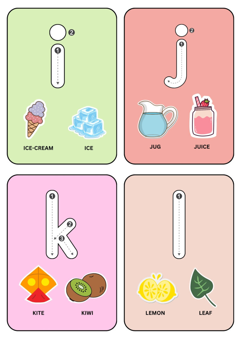 Free Printable Alphabet Flashcards - Number Dyslexia