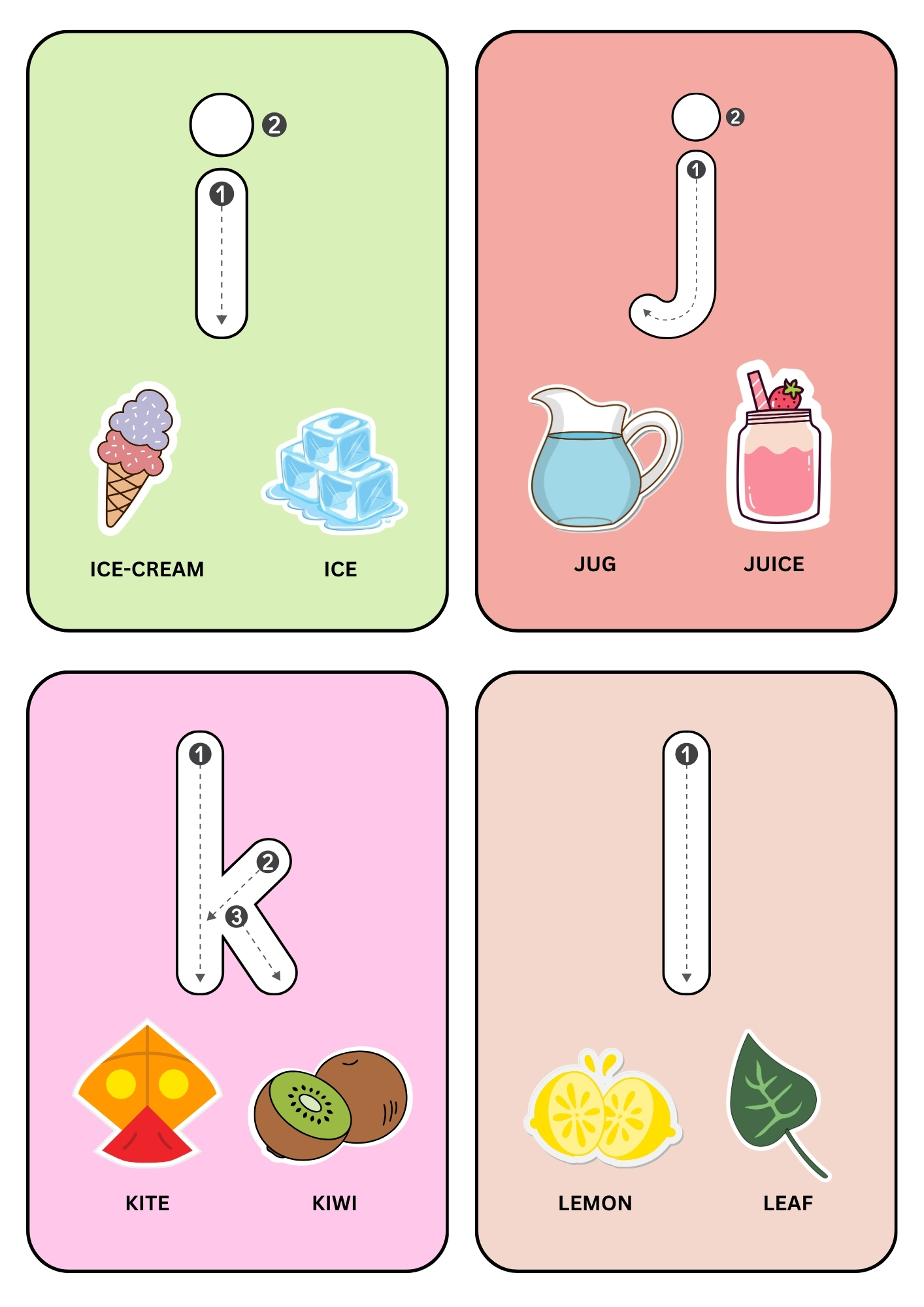 Free Printable Alphabet Flashcards - Number Dyslexia