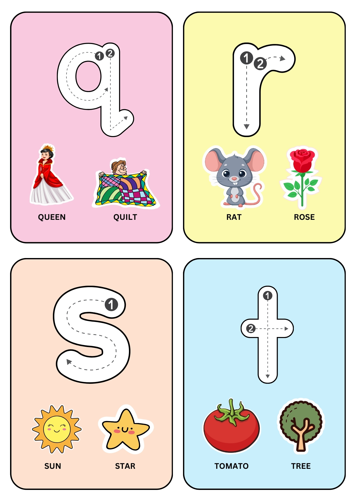 Free Printable Alphabet Flashcards - Number Dyslexia