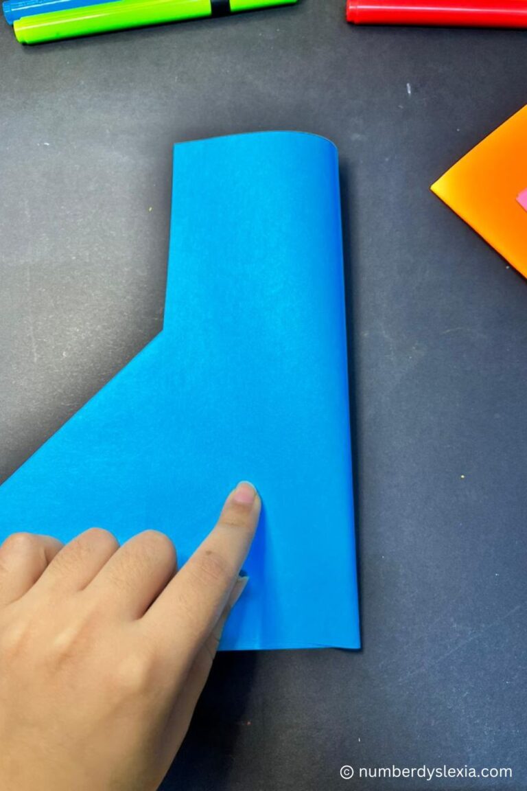 DIY Craft: Easy Construction Paper Pen Stand - Number Dyslexia