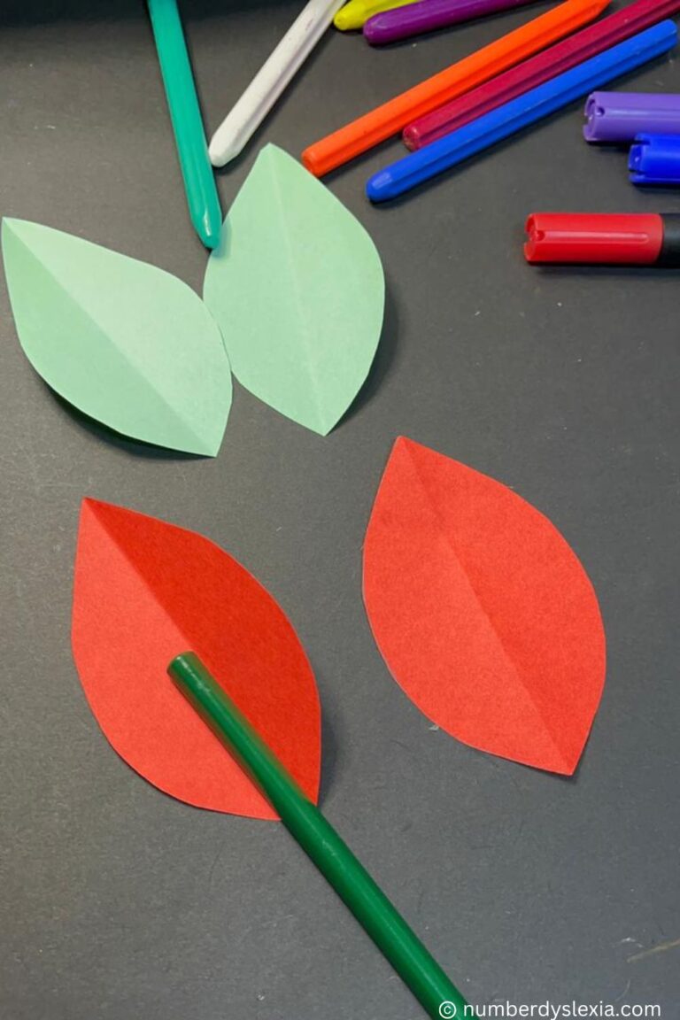 DIY: Cute Construction Paper Pencil Toppers - Number Dyslexia