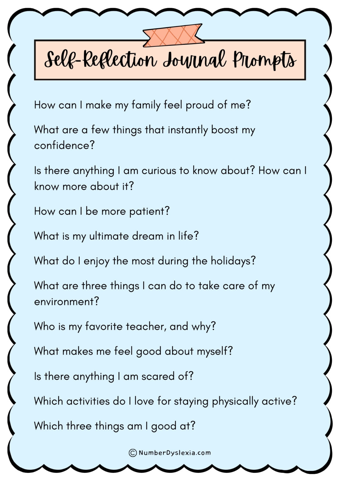 100 Self-Reflection Journal Prompts [Free Printable Included] - Number ...