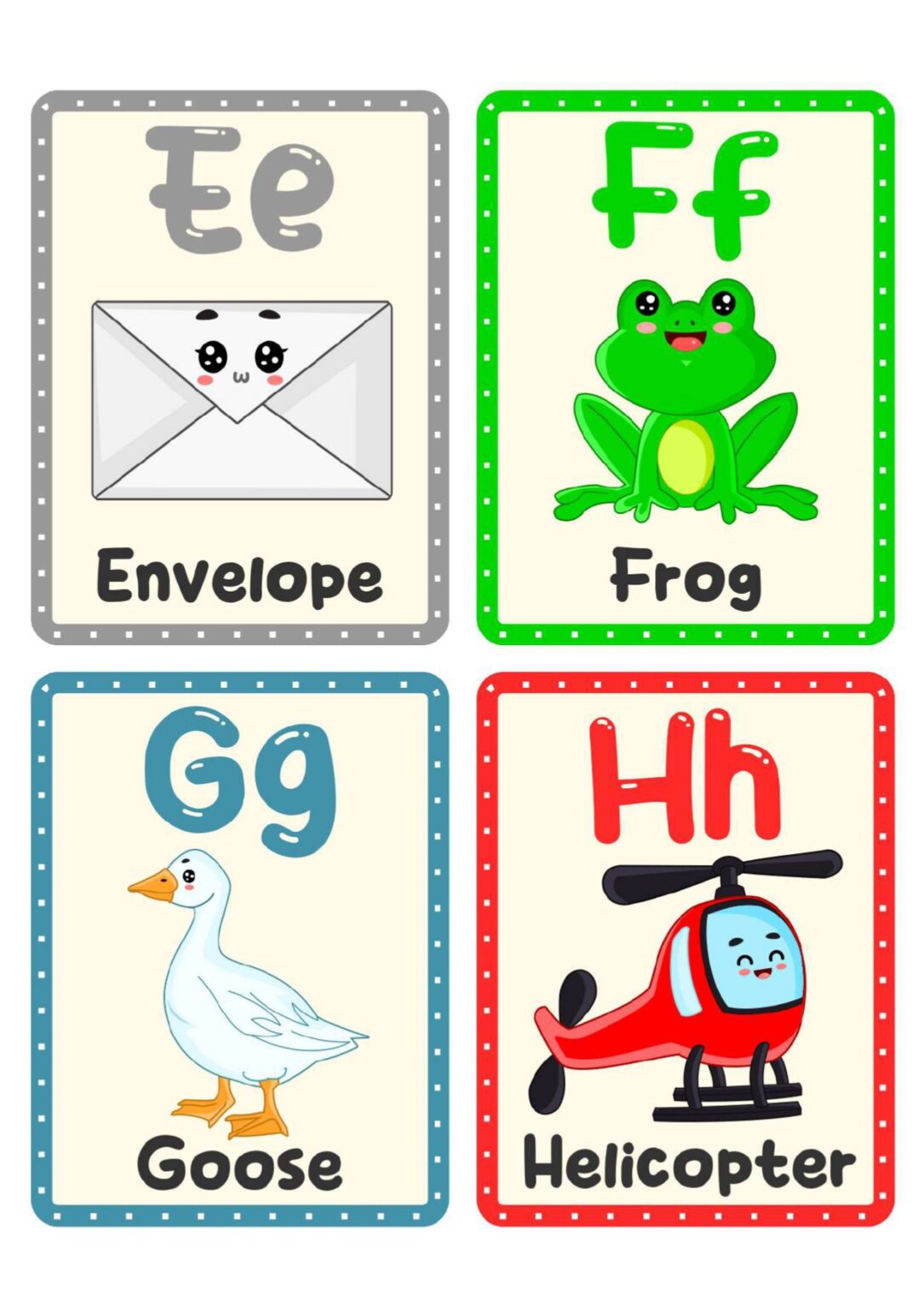Free Printable Alphabet Flashcards - Number Dyslexia