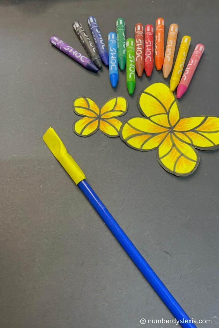 DIY: Cute Construction Paper Pencil Toppers - Number Dyslexia