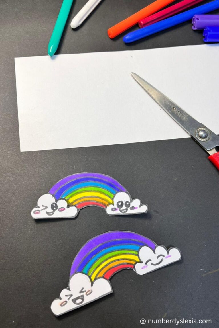 DIY: Cute Construction Paper Pencil Toppers - Number Dyslexia