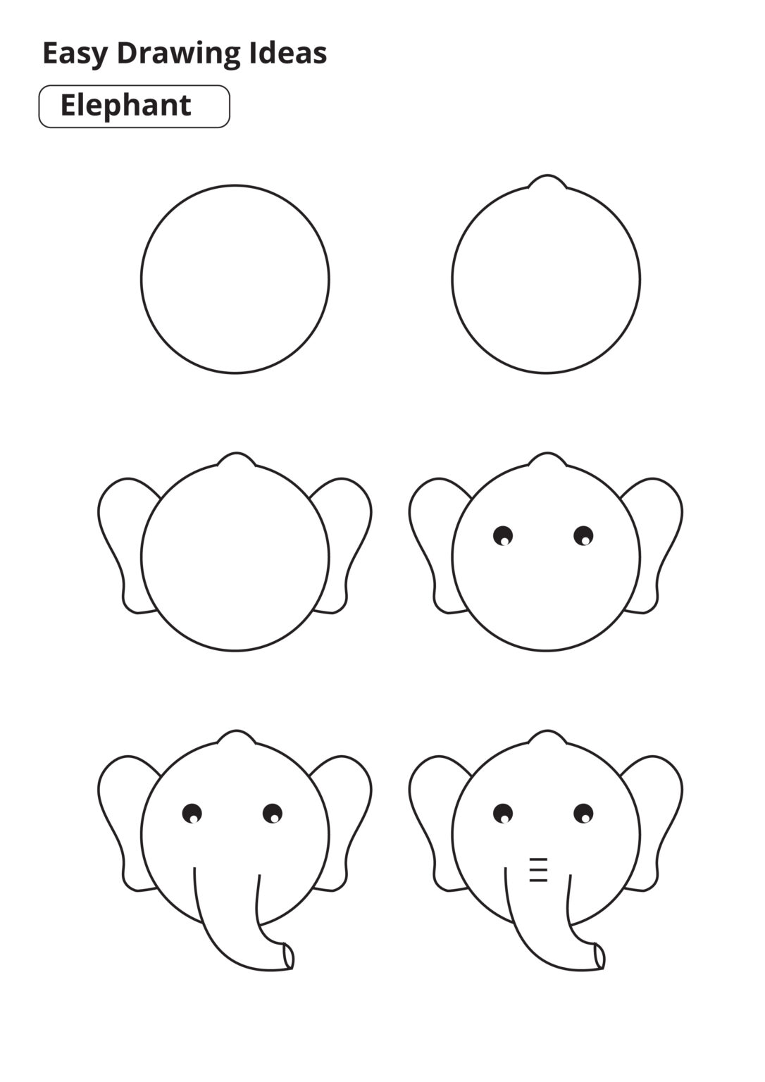 Easy Drawing Ideas Using Shapes Sheets For Kids - Number Dyslexia
