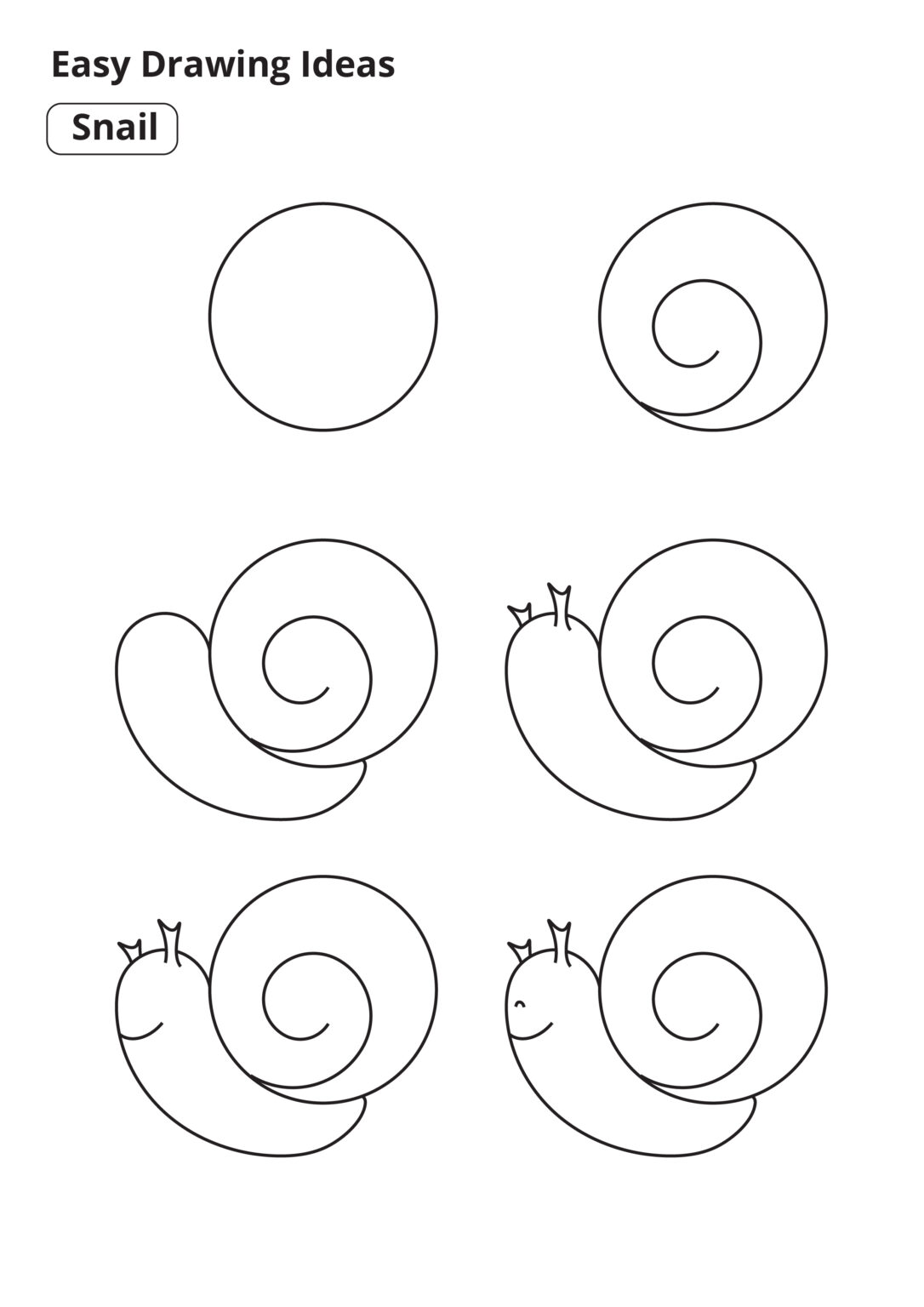 Easy Drawing Ideas Using Shapes Sheets For Kids - Number Dyslexia