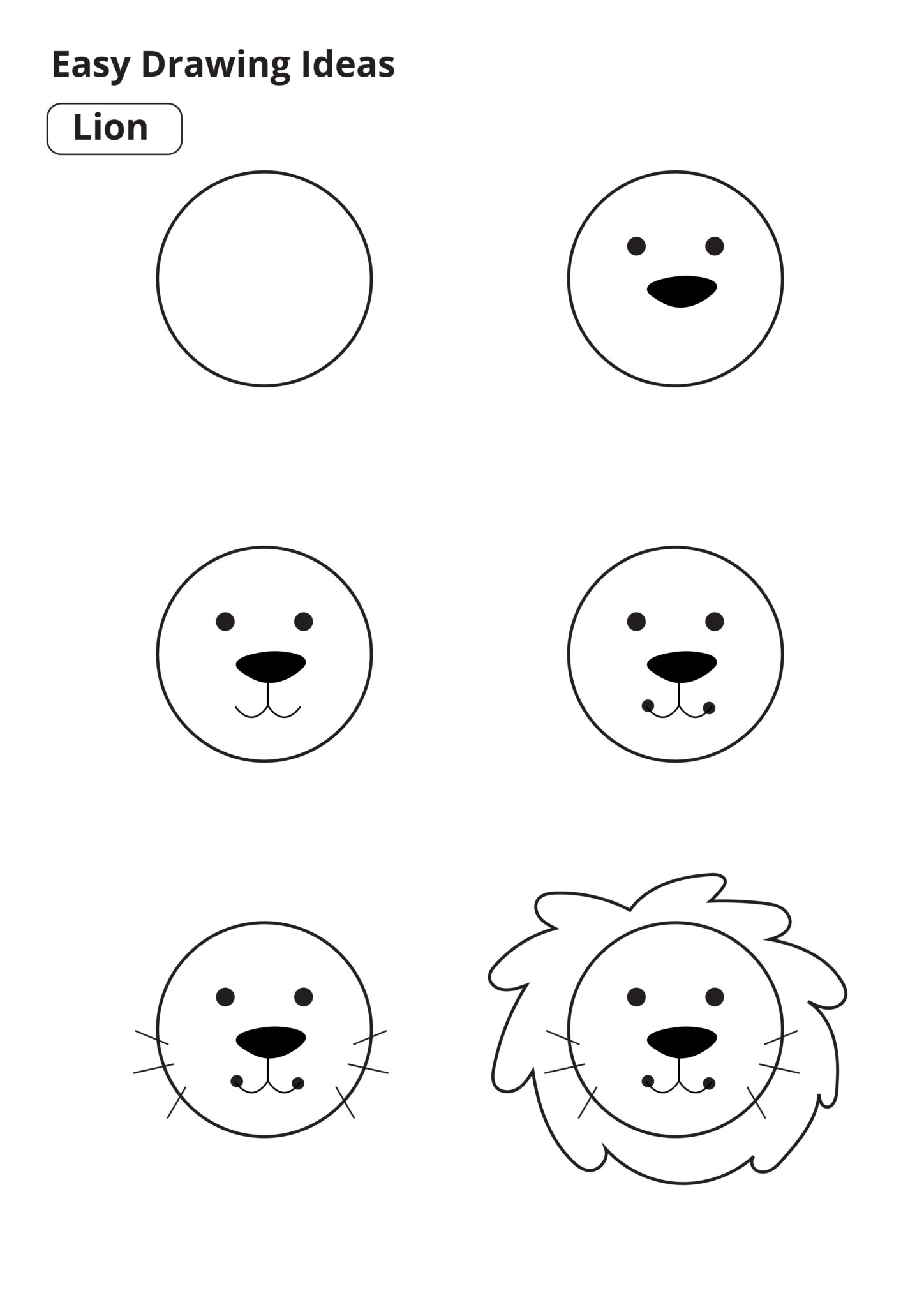 Easy Drawing Ideas Using Shapes Sheets For Kids - Number Dyslexia