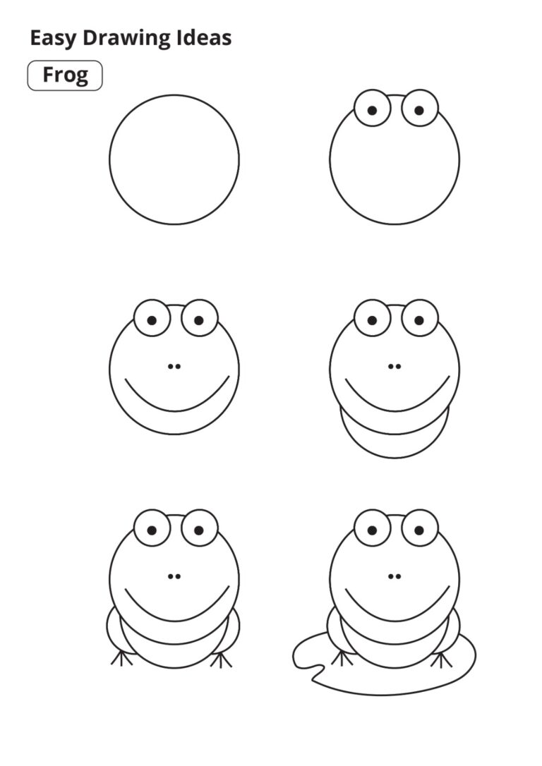 Easy Drawing Ideas Using Shapes Sheets For Kids - Number Dyslexia