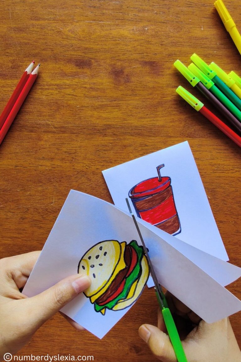 DIY Paper Squishy - Number Dyslexia