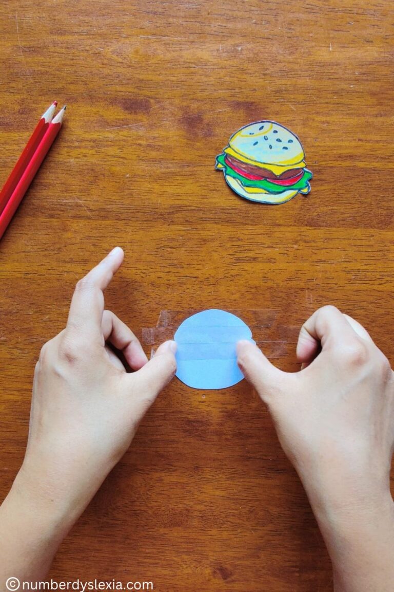 DIY Paper Squishy - Number Dyslexia