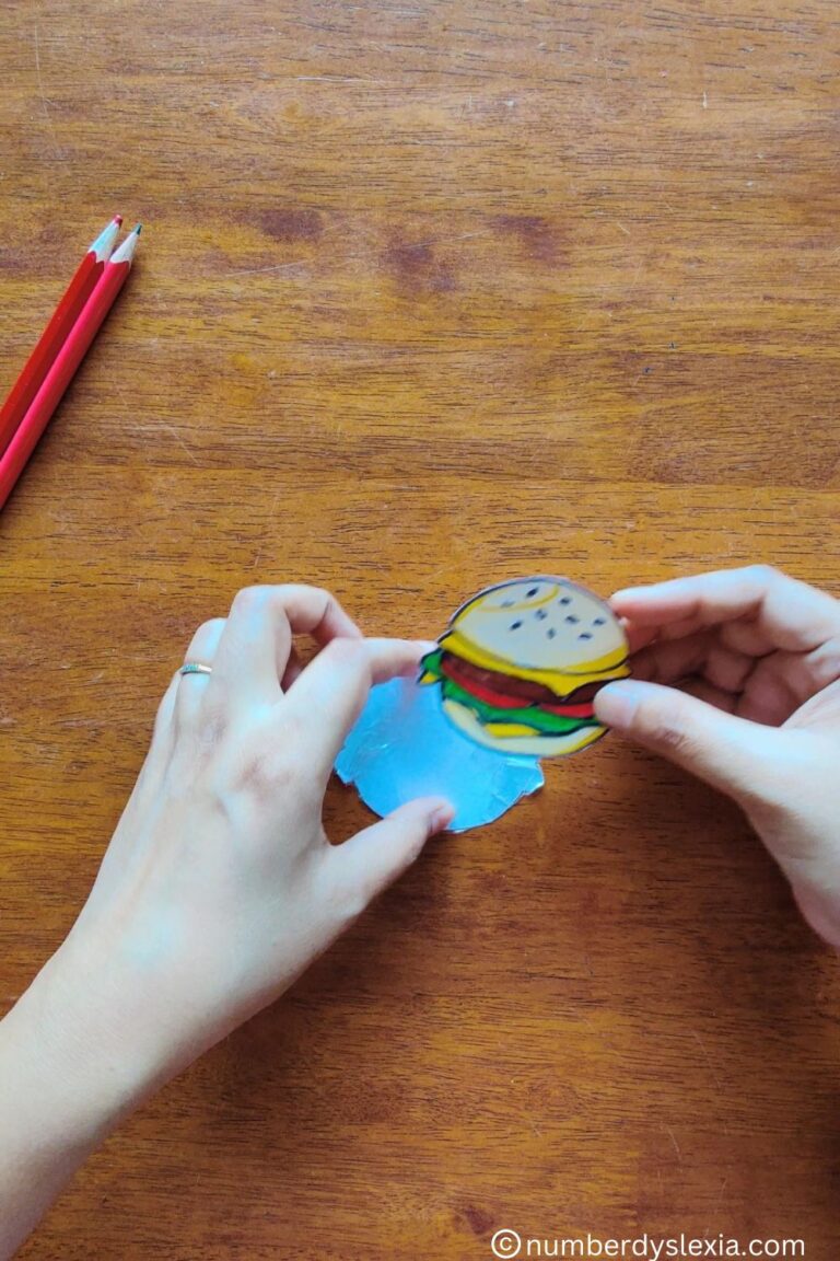 DIY Paper Squishy - Number Dyslexia