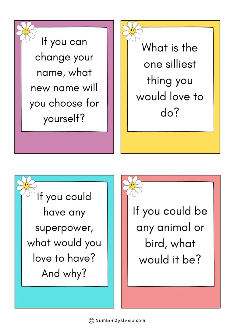 List Of Conversation Topics for Kids [Printable Included] - Number Dyslexia