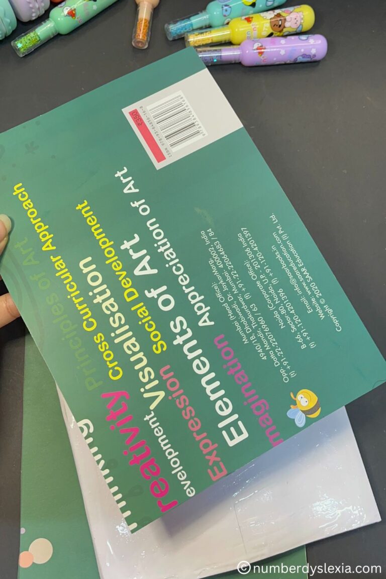 DIY Easy Handmade Journal - Number Dyslexia