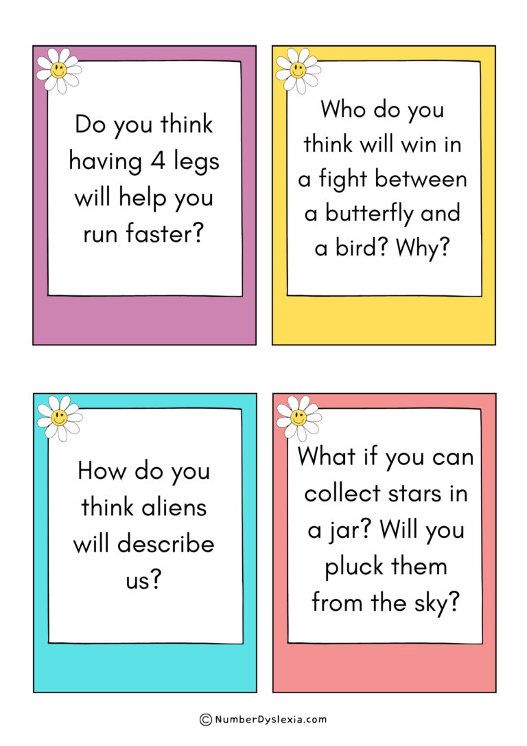 List Of Conversation Topics for Kids [Printable Included] - Number Dyslexia