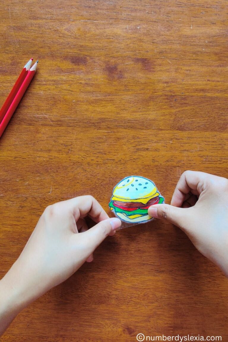 DIY Paper Squishy - Number Dyslexia