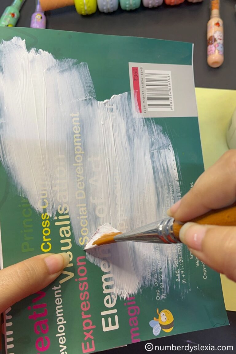 DIY Easy Handmade Journal - Number Dyslexia