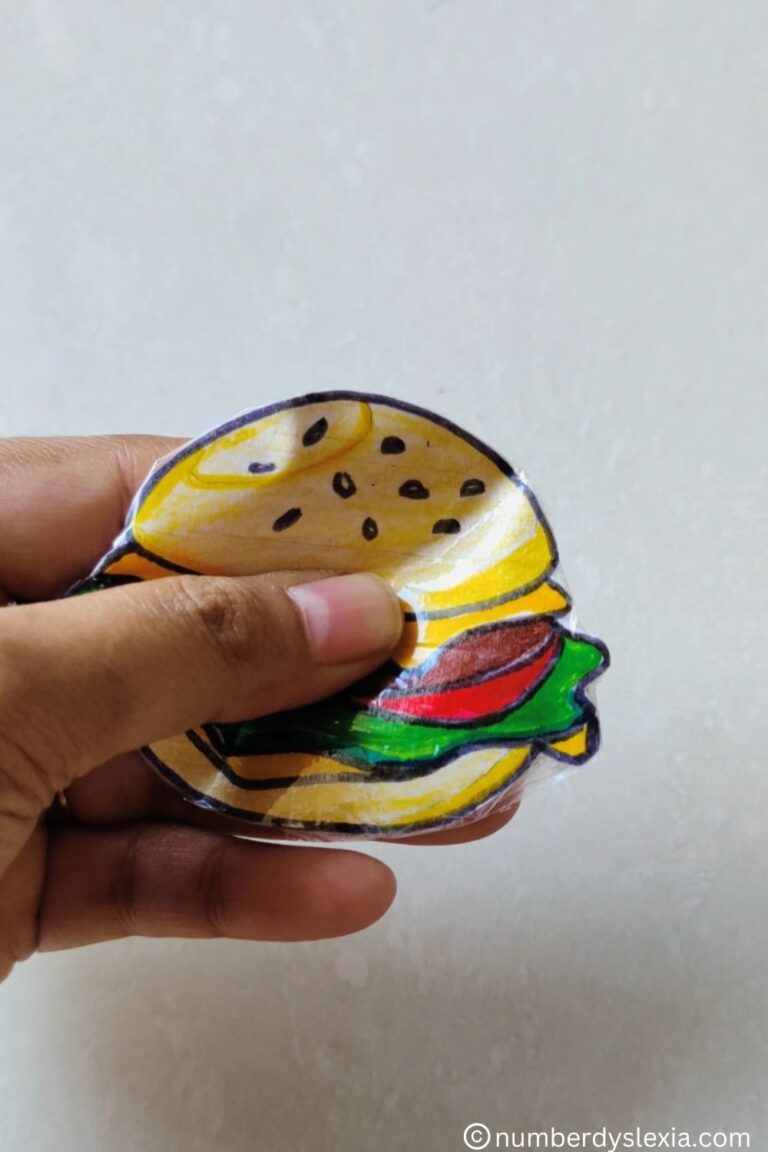 DIY Paper Squishy - Number Dyslexia