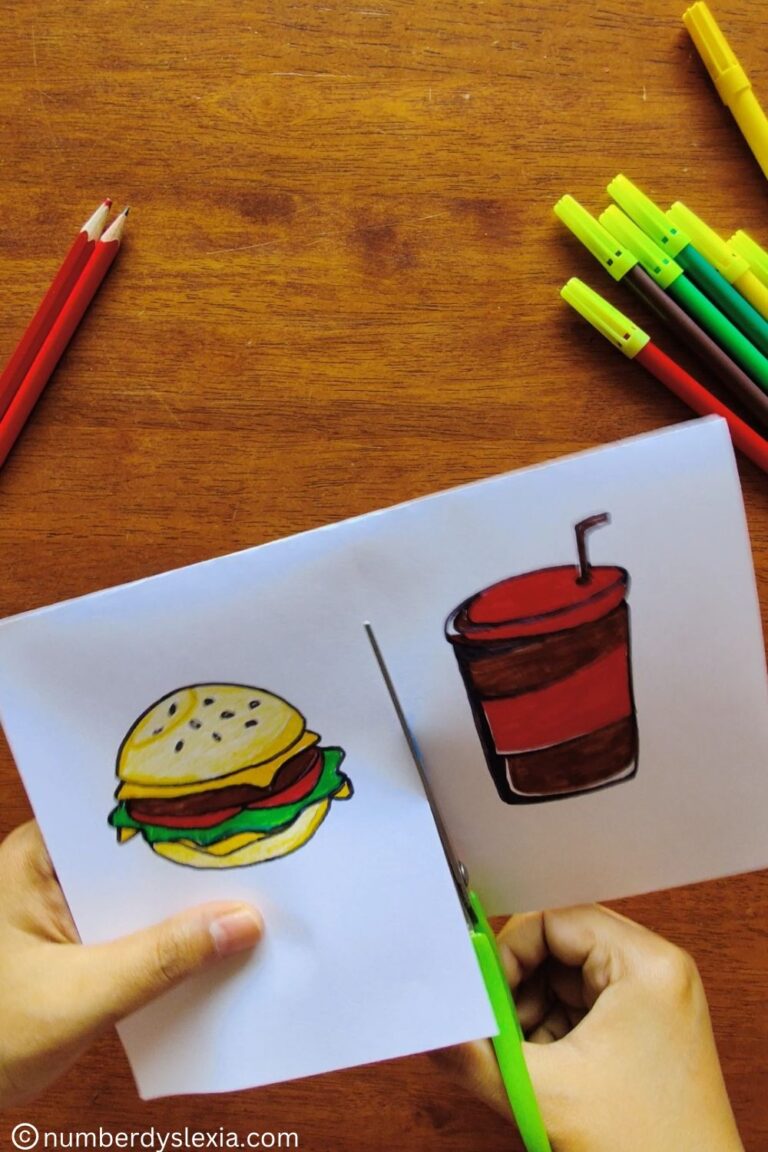 DIY Paper Squishy - Number Dyslexia