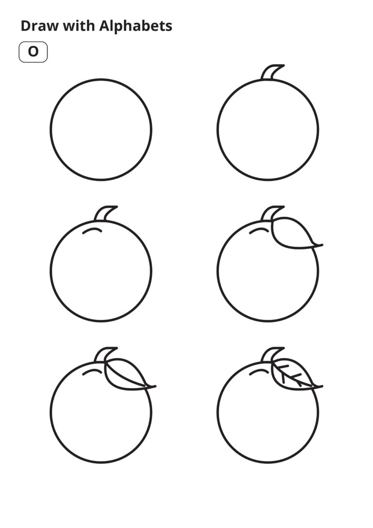 Drawing Ideas Using Alphabet and Numbers [Printable Included] - Number ...