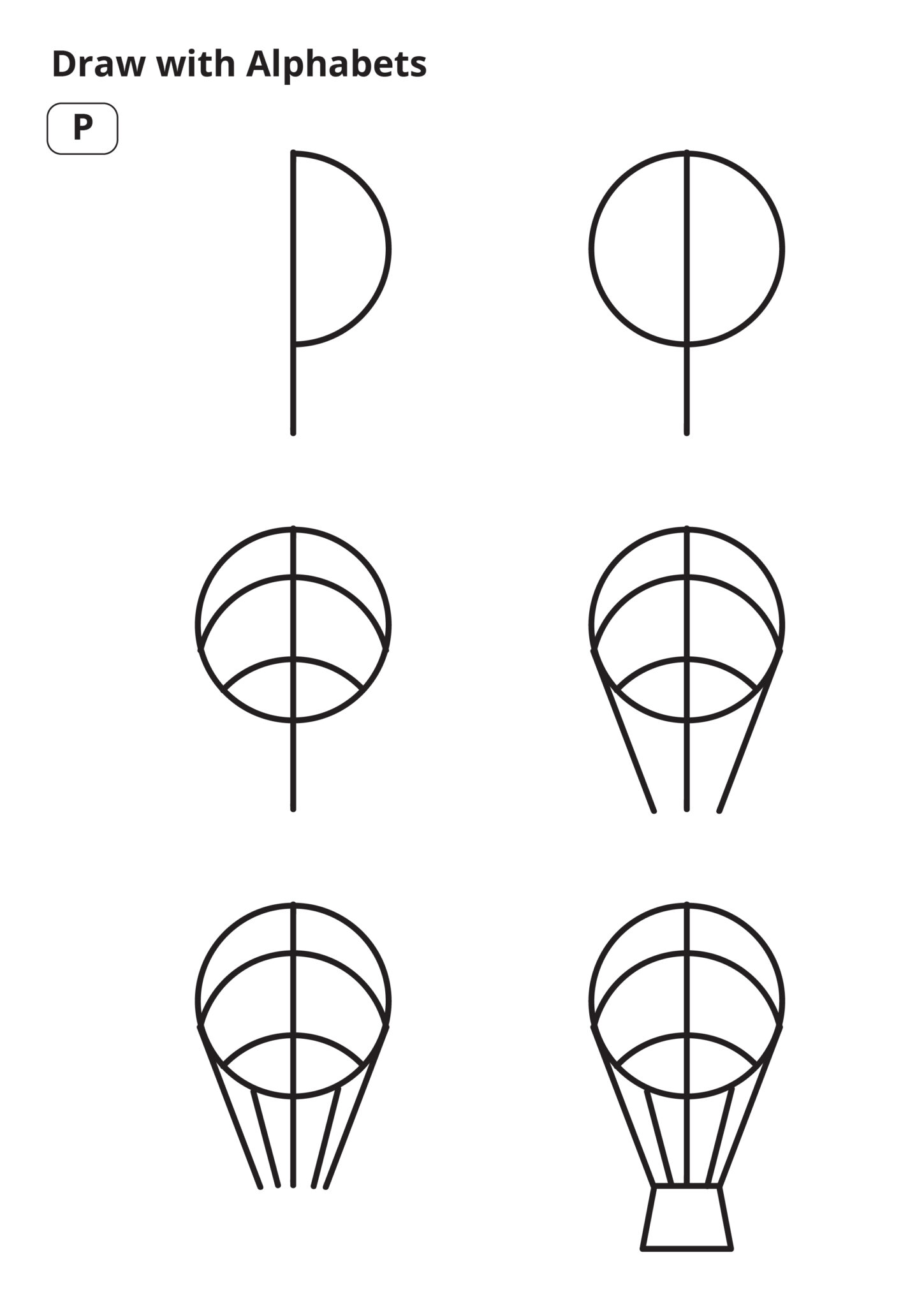 Drawing Ideas Using Alphabet and Numbers [Printable Included] - Number ...