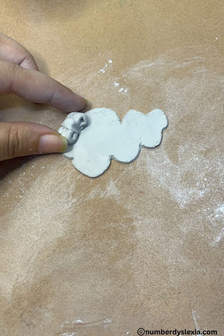 DIY Easy Clay Craft - Number Dyslexia