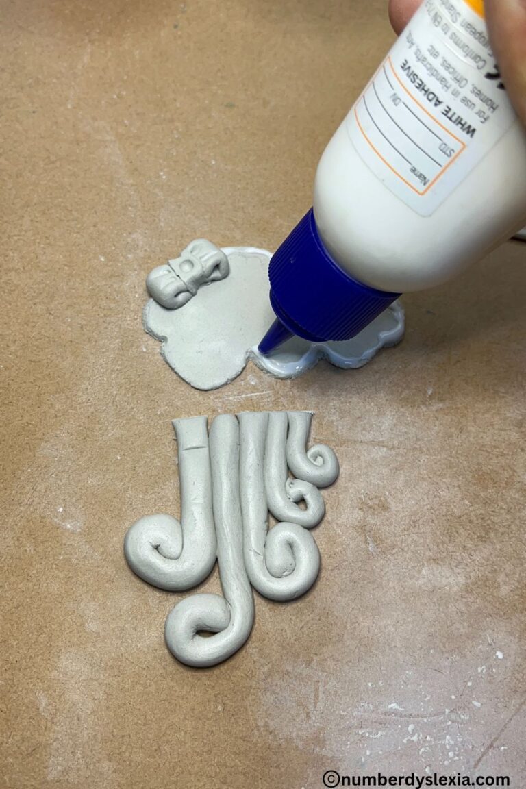 DIY Easy Clay Craft - Number Dyslexia