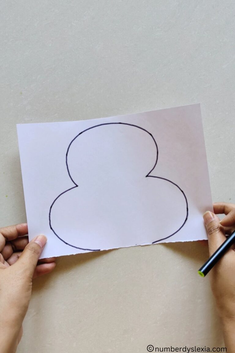 DIY Autumn Activities - Tree Craft - Number Dyslexia