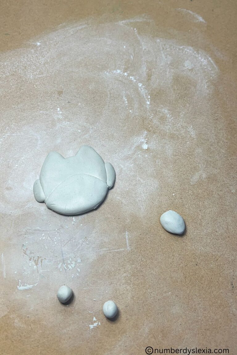 DIY Easy Clay Craft - Number Dyslexia