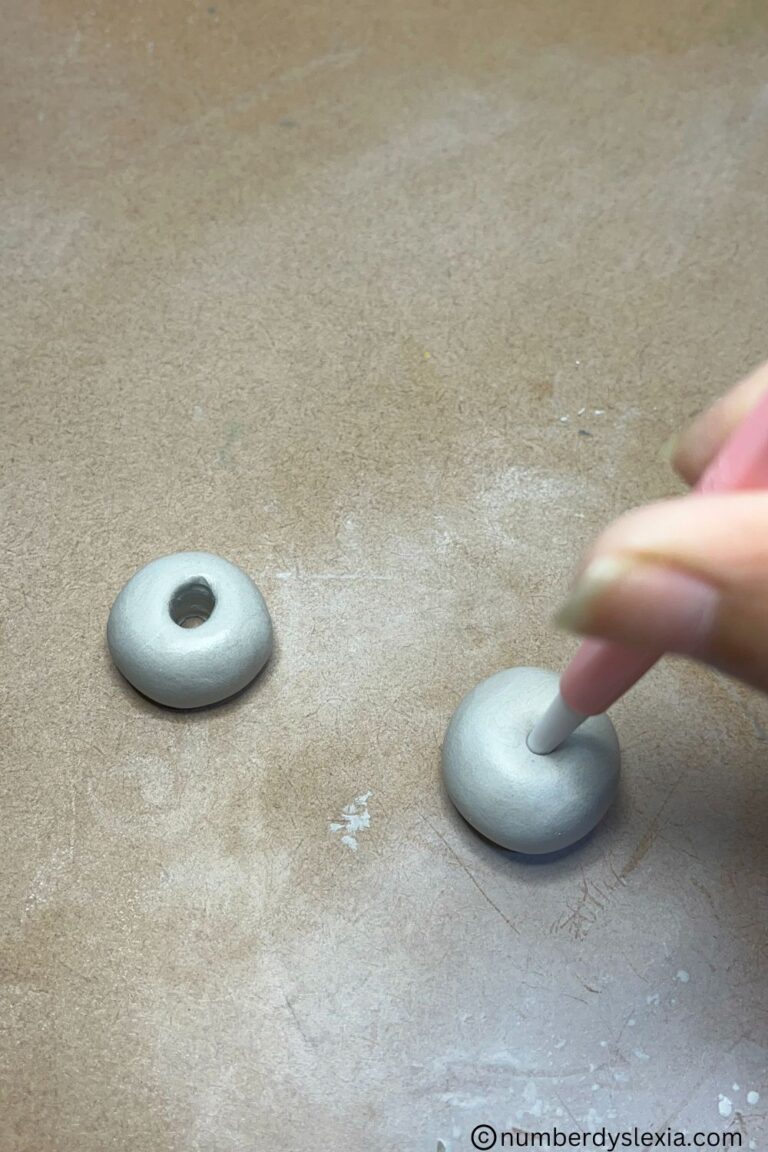 DIY Easy Clay Craft - Number Dyslexia