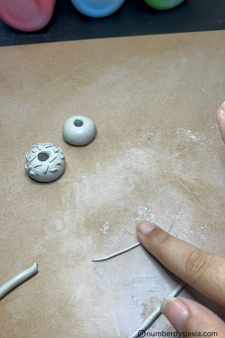 DIY Easy Clay Craft - Number Dyslexia