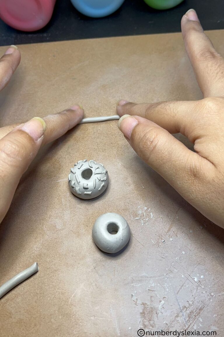 DIY Easy Clay Craft - Number Dyslexia