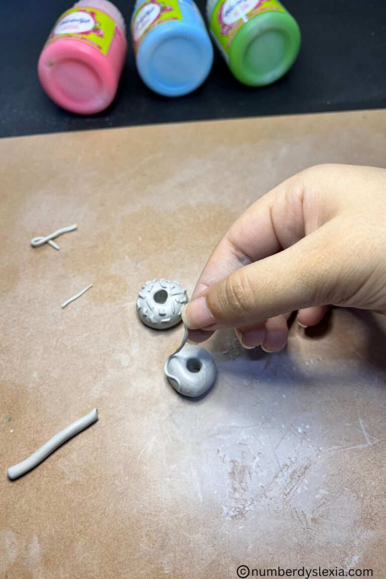 DIY Easy Clay Craft - Number Dyslexia