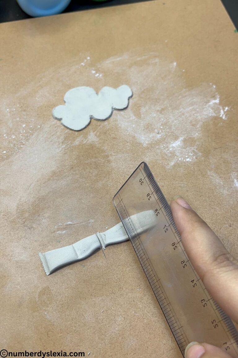 DIY Easy Clay Craft - Number Dyslexia