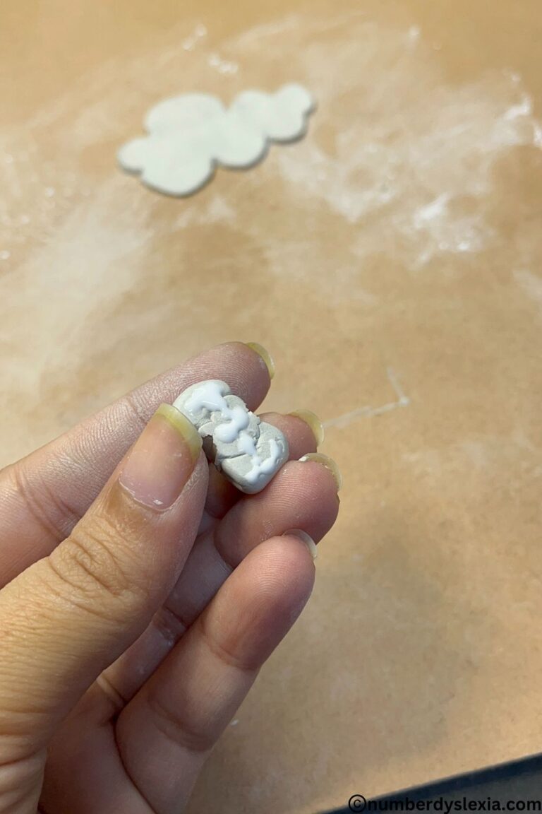 DIY Easy Clay Craft - Number Dyslexia