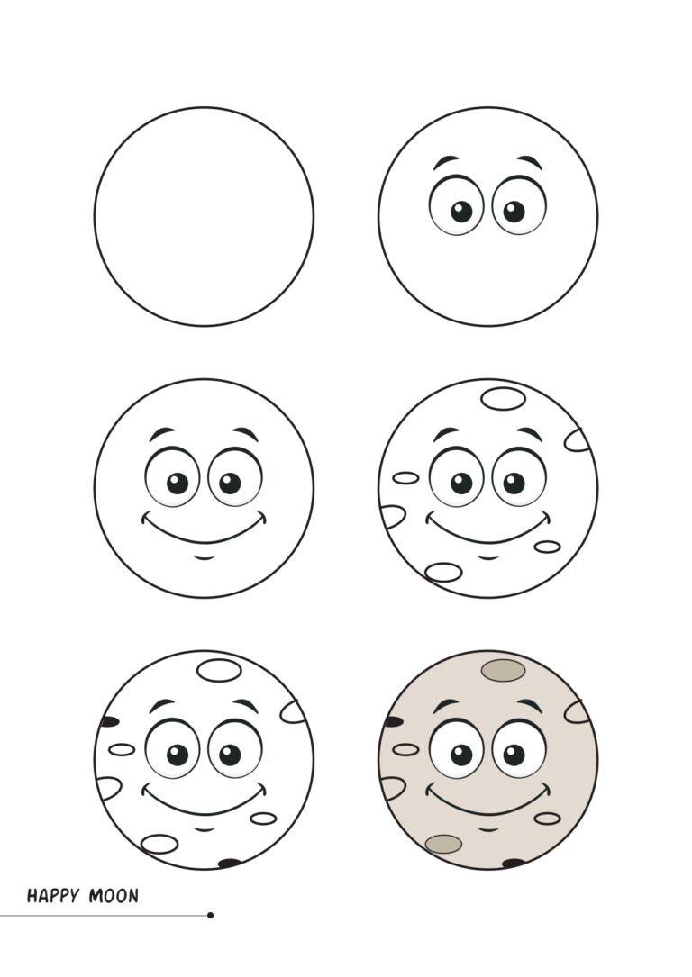 Easy Drawing Ideas Using Shapes Sheets For Kids - Number Dyslexia