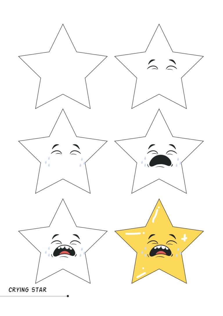 Easy Drawing Ideas Using Shapes Sheets For Kids - Number Dyslexia