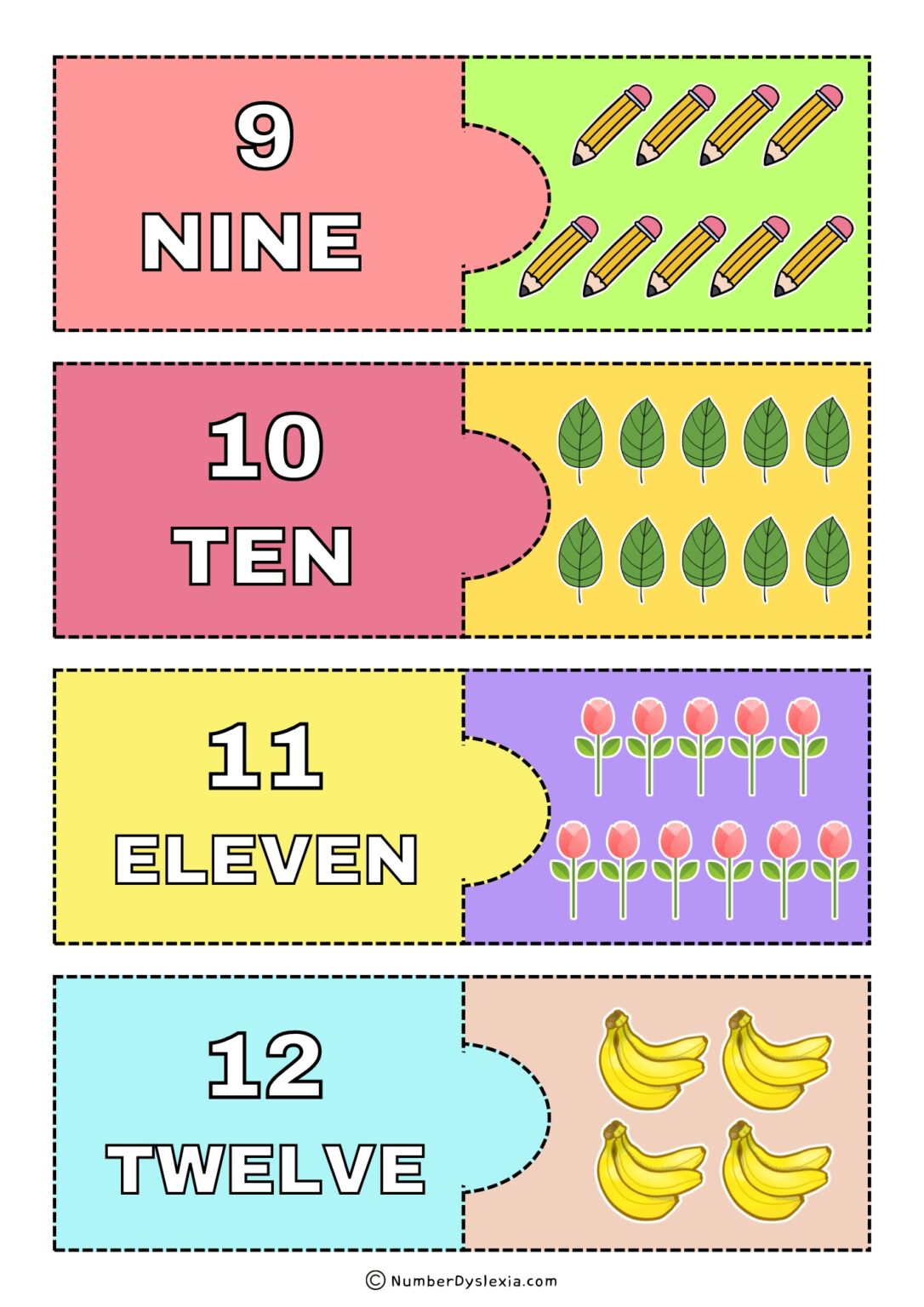 DIY: Make Fun Number Puzzles At Home - Number Dyslexia