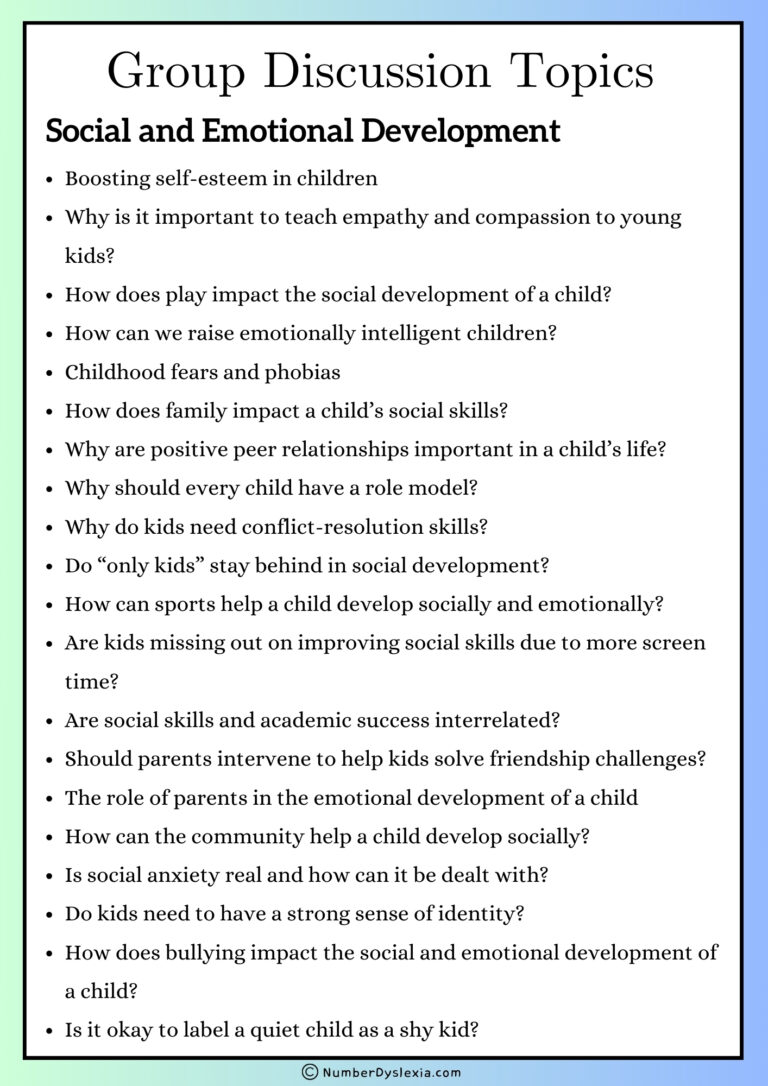 List Of 200 Group Discussion Topics [PDF Included] - Number Dyslexia