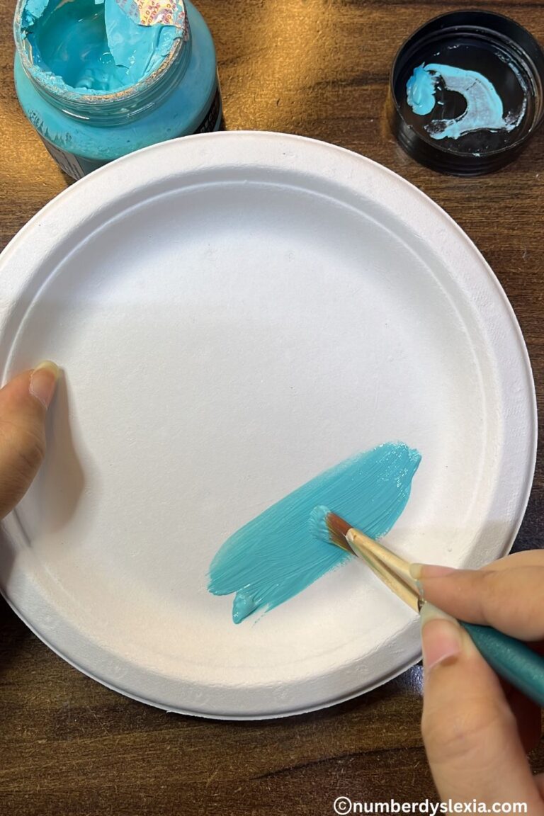 DIY: Paper Plate Craft - Number Dyslexia
